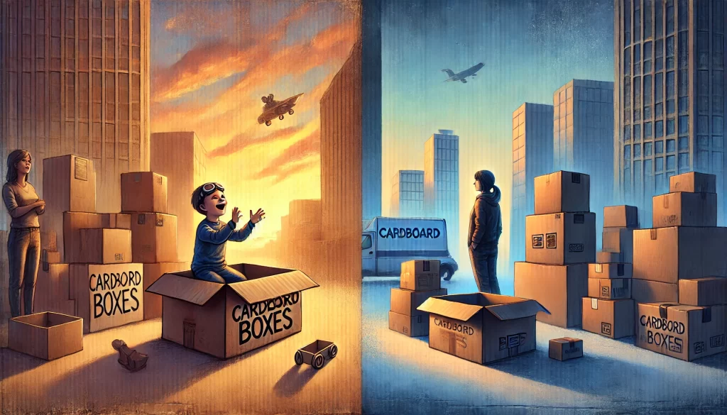 Cardboard Boxes: The Evolution of Joy - Cape Odd