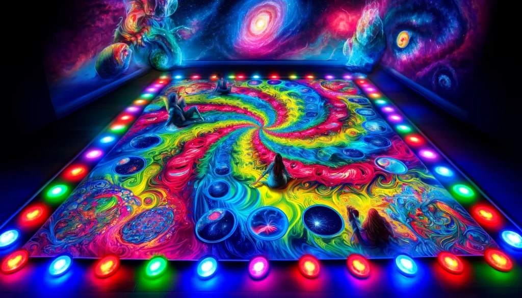 Psychedelic Twister: A Vibrant Twist on a Classic GamePsychedelic ...