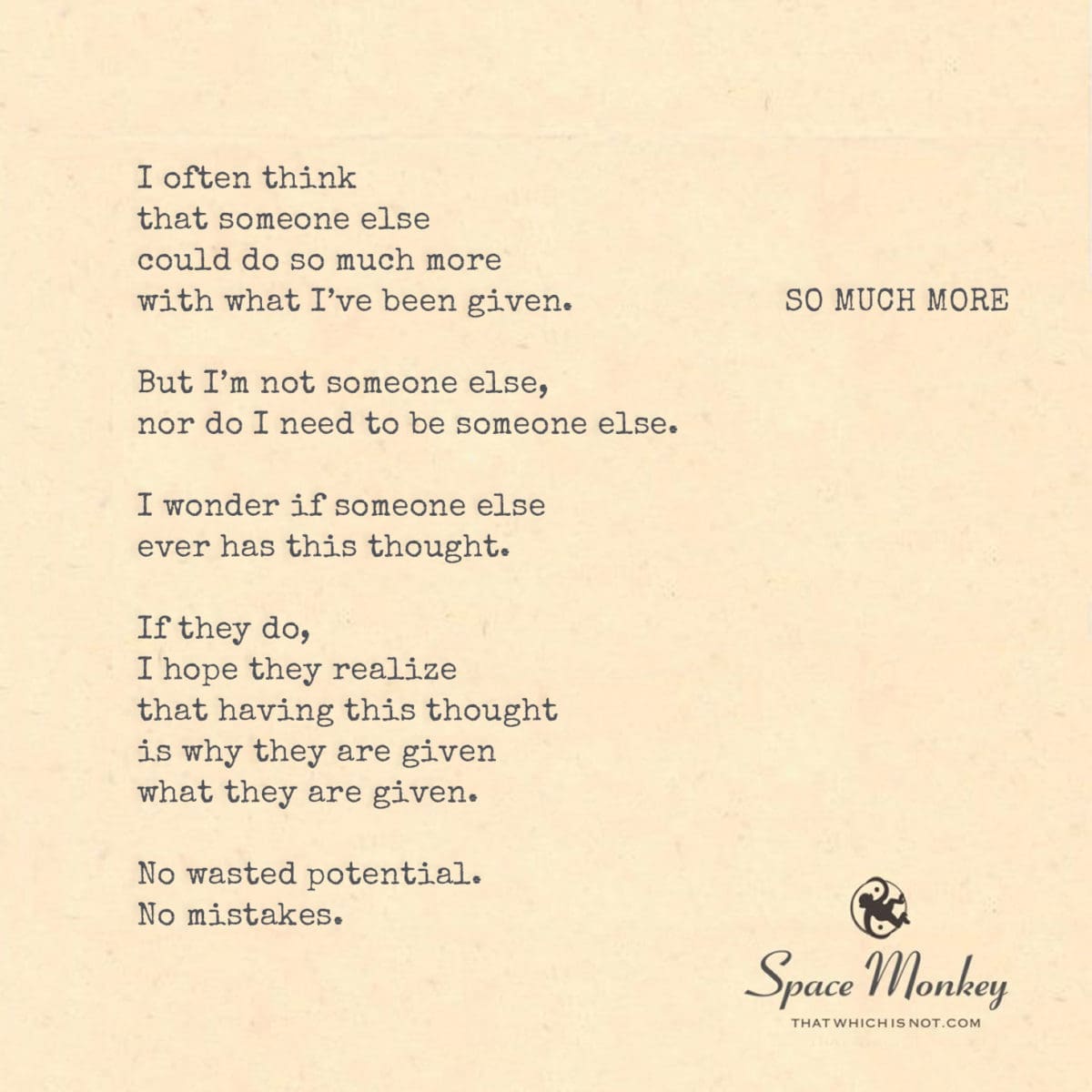 So Much More: From Self-Doubt To Acceptance - Cape Odd