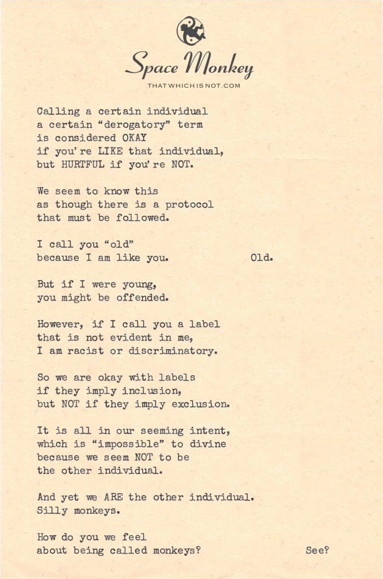 A Derogatory Post About Labels and Identity - Cape Odd