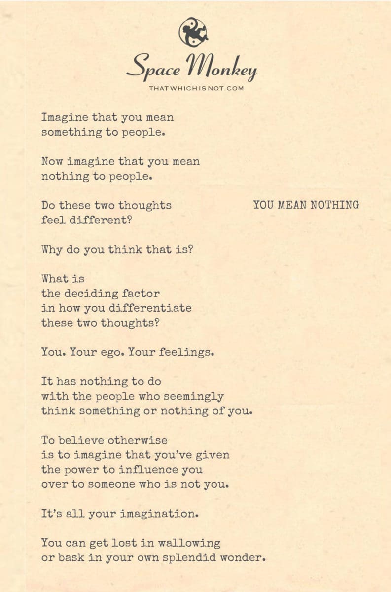 You Mean Nothing: The Mirage of Meaning - Cape Odd